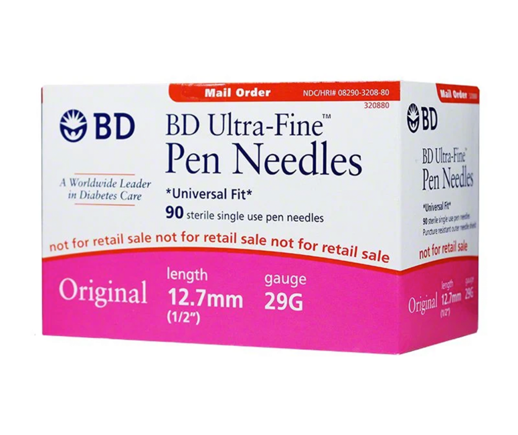 BD Ultra-Fine Original Pen Needles - 29g x 1/2" - 90ct. | MyEHCS